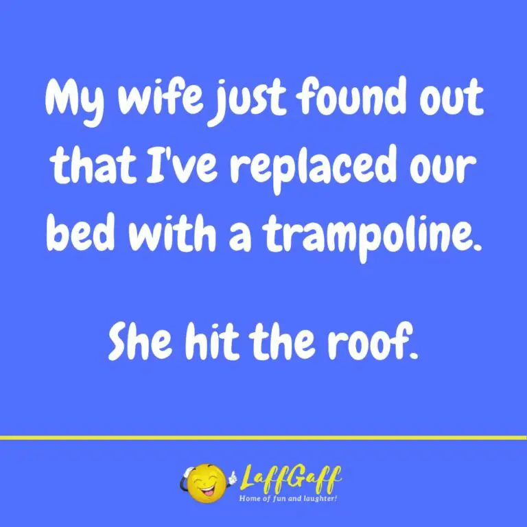 Funny Trampoline Joke! | LaffGaff, Home Of Laughter