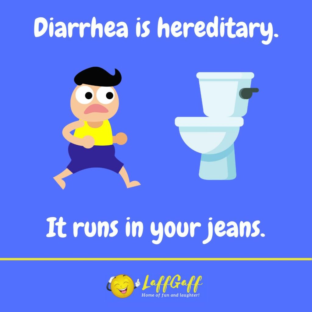 Funny Hereditary Diarrhea Joke! | LaffGaff