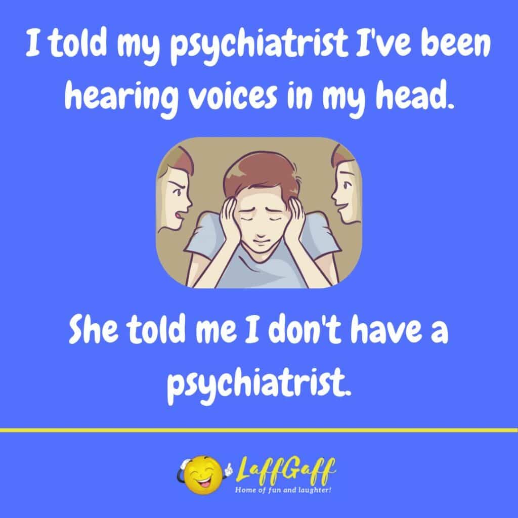 Funny Voices In My Head Joke! | LaffGaff