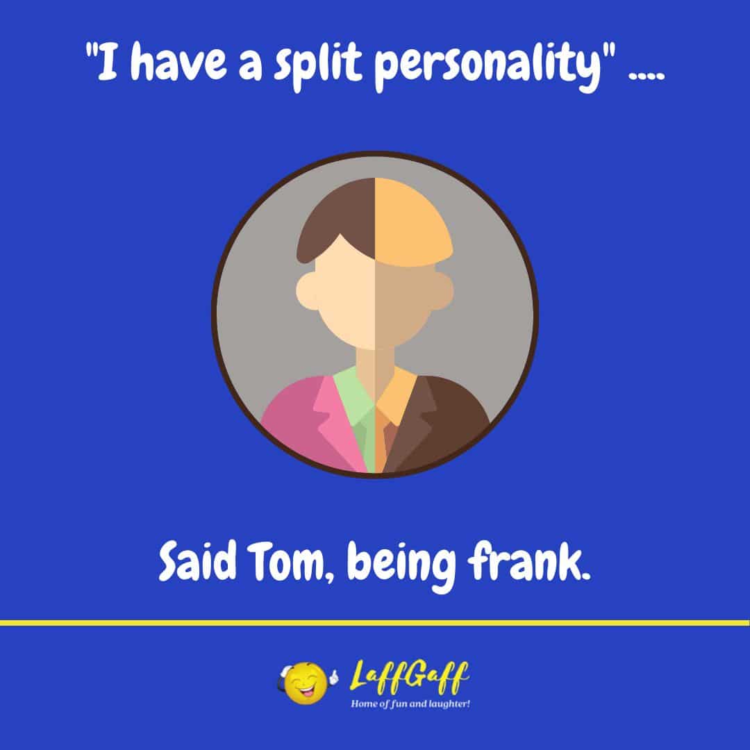 Funny Split Personality Joke! | LaffGaff