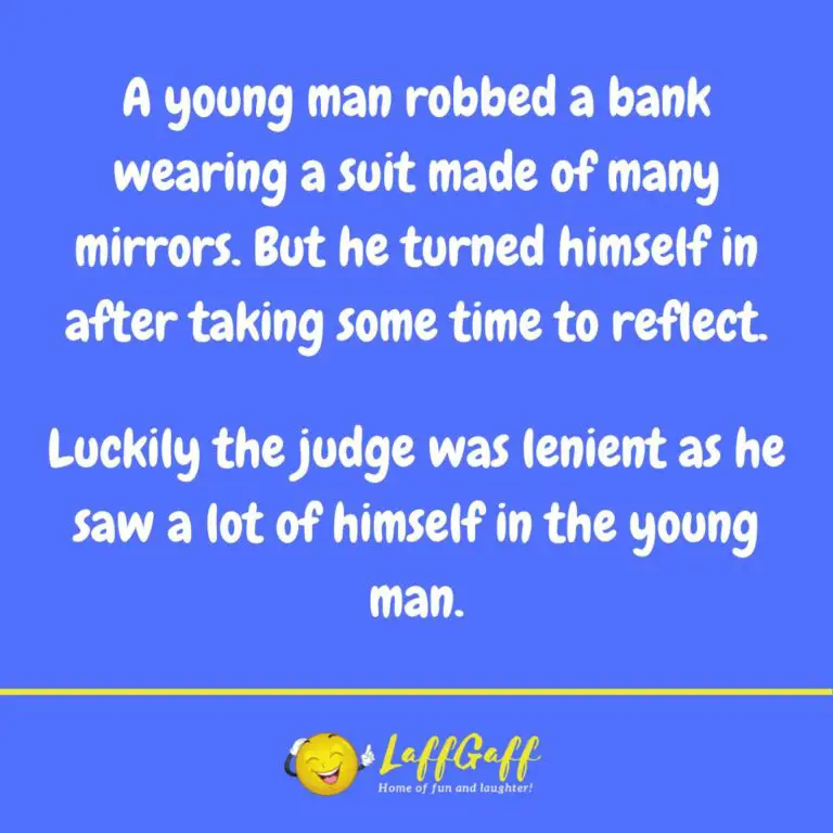 Funny Bank Robber Suit Joke! | LaffGaff, Home Of Laughter