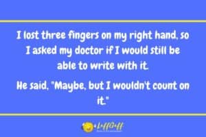 Funny Lost Three Fingers Joke! | LaffGaff, Home Of Laughter