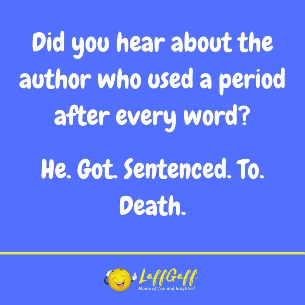 Funny Strange Author Joke! | LaffGaff, Home Of Laughter