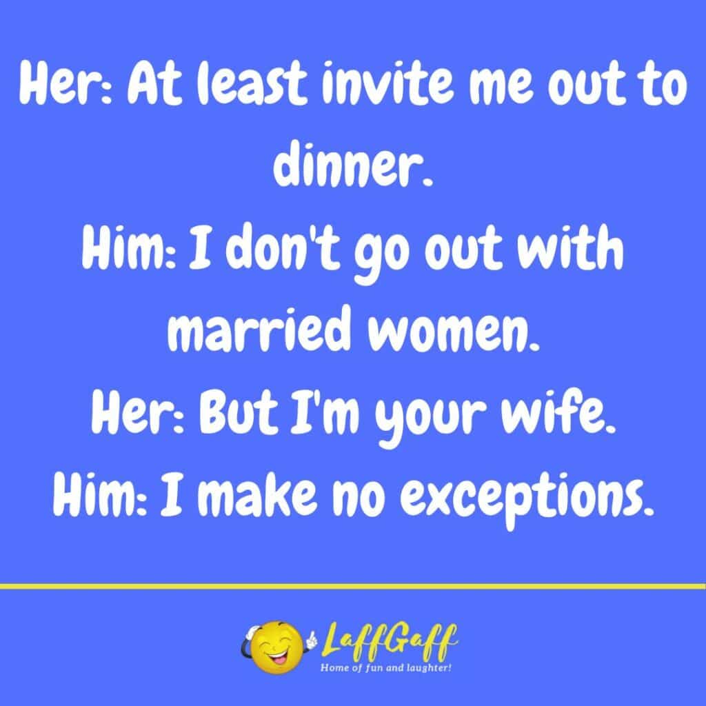 Funny Dinner Invitation Joke! | LaffGaff