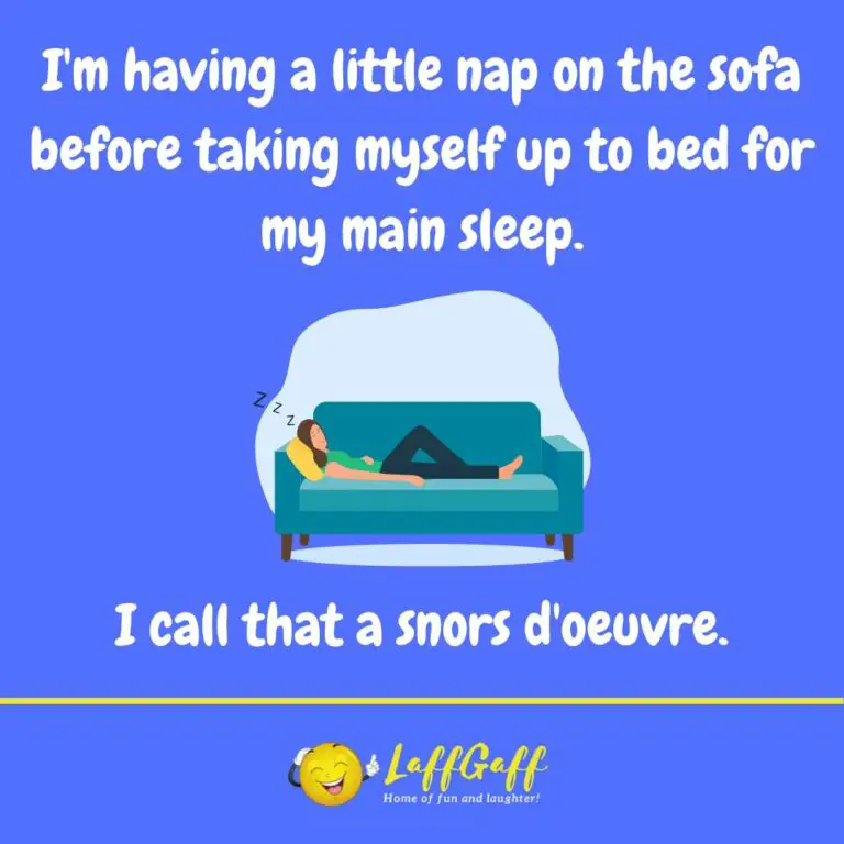 Funny Sofa Nap Joke! | LaffGaff, Home Of Laughter
