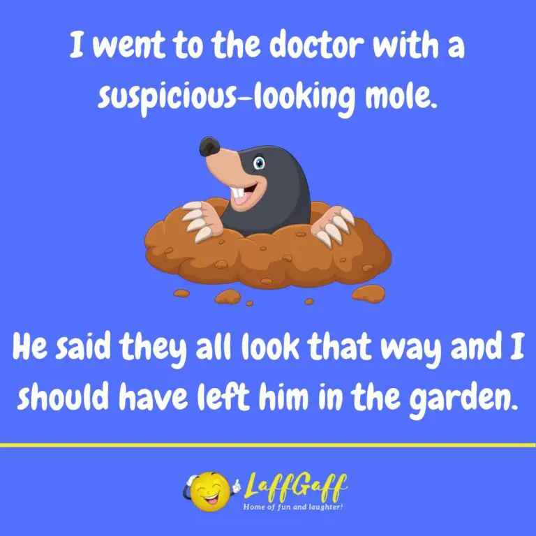 Funny Suspicious Mole Joke! | LaffGaff, Home Of Laughter