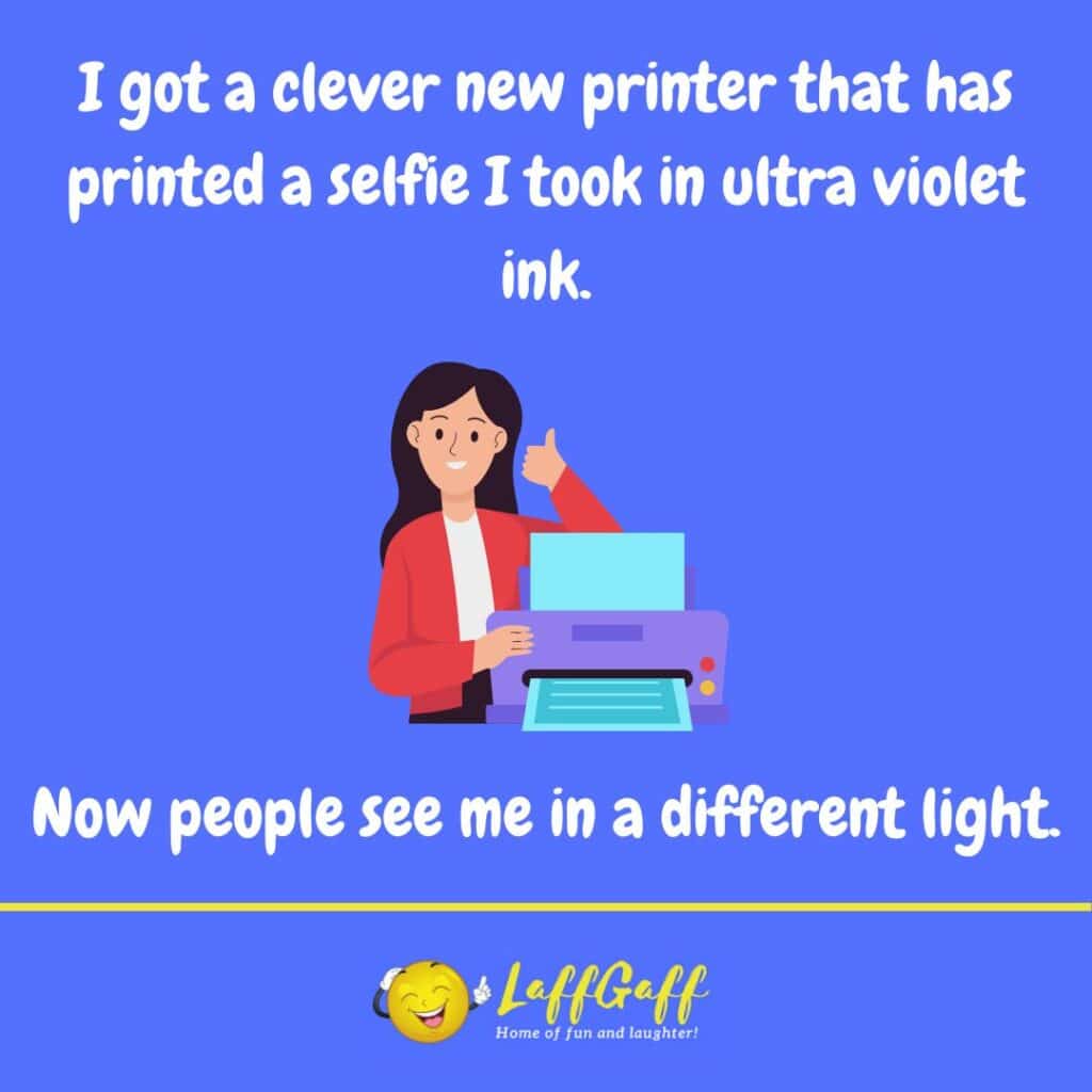 Funny New Printer Joke! | LaffGaff, Home Of Laughter