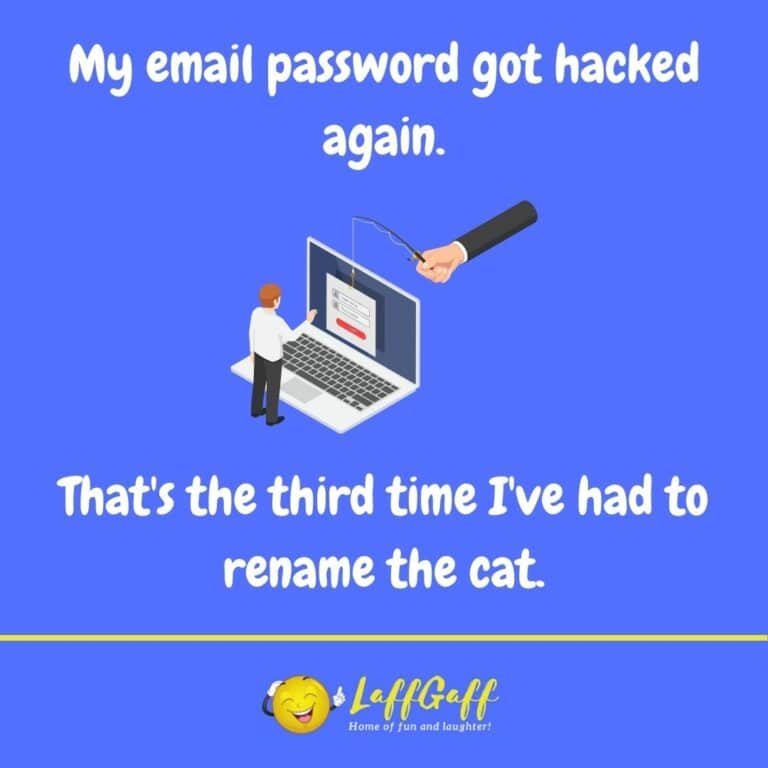 Funny Password Hacked Joke! | LaffGaff, Home Of Laughter