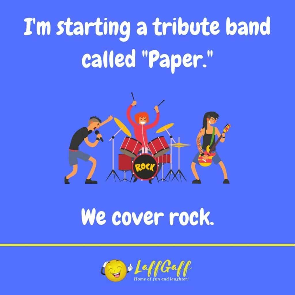 Funny Tribute Band Joke! | LaffGaff, Home Of Laughter