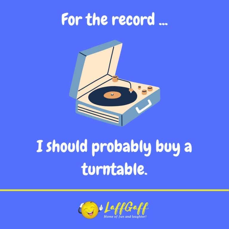 Funny For The Record Joke! | LaffGaff, Home Of Laughter