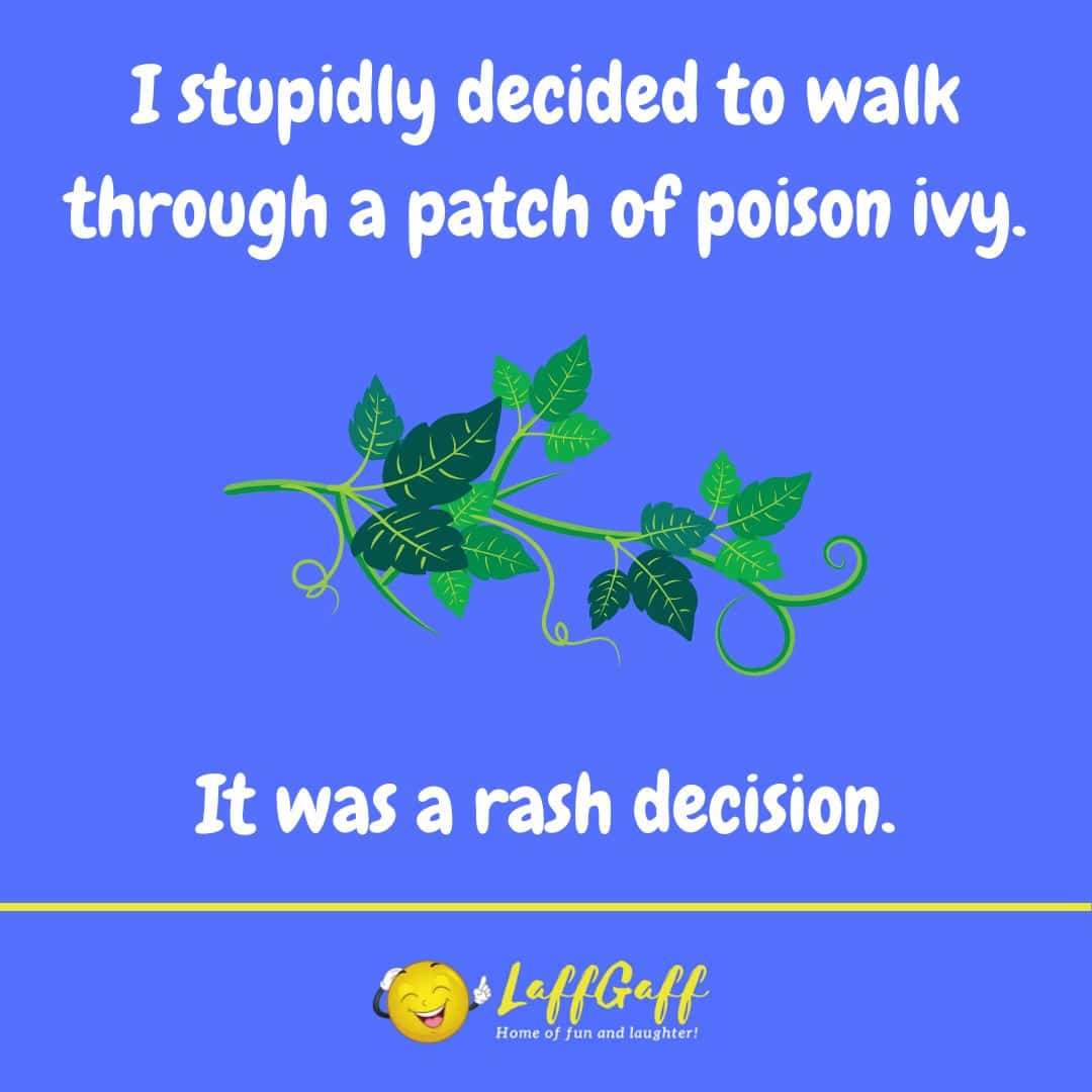 Funny Poison Ivy Joke! | LaffGaff, Home Of Laughter