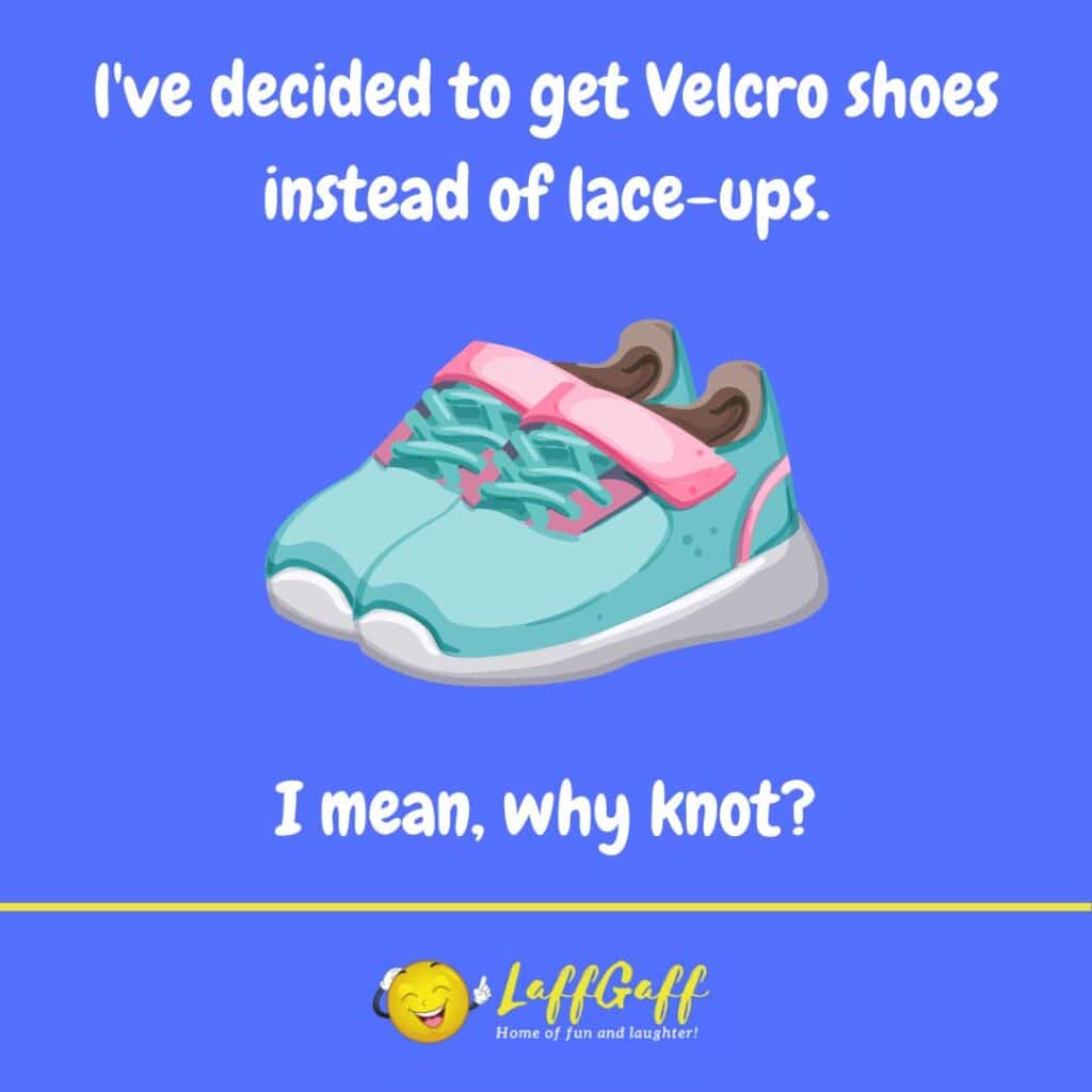 Funny Velcro Shoes Joke! | LaffGaff, Home Of Laughter