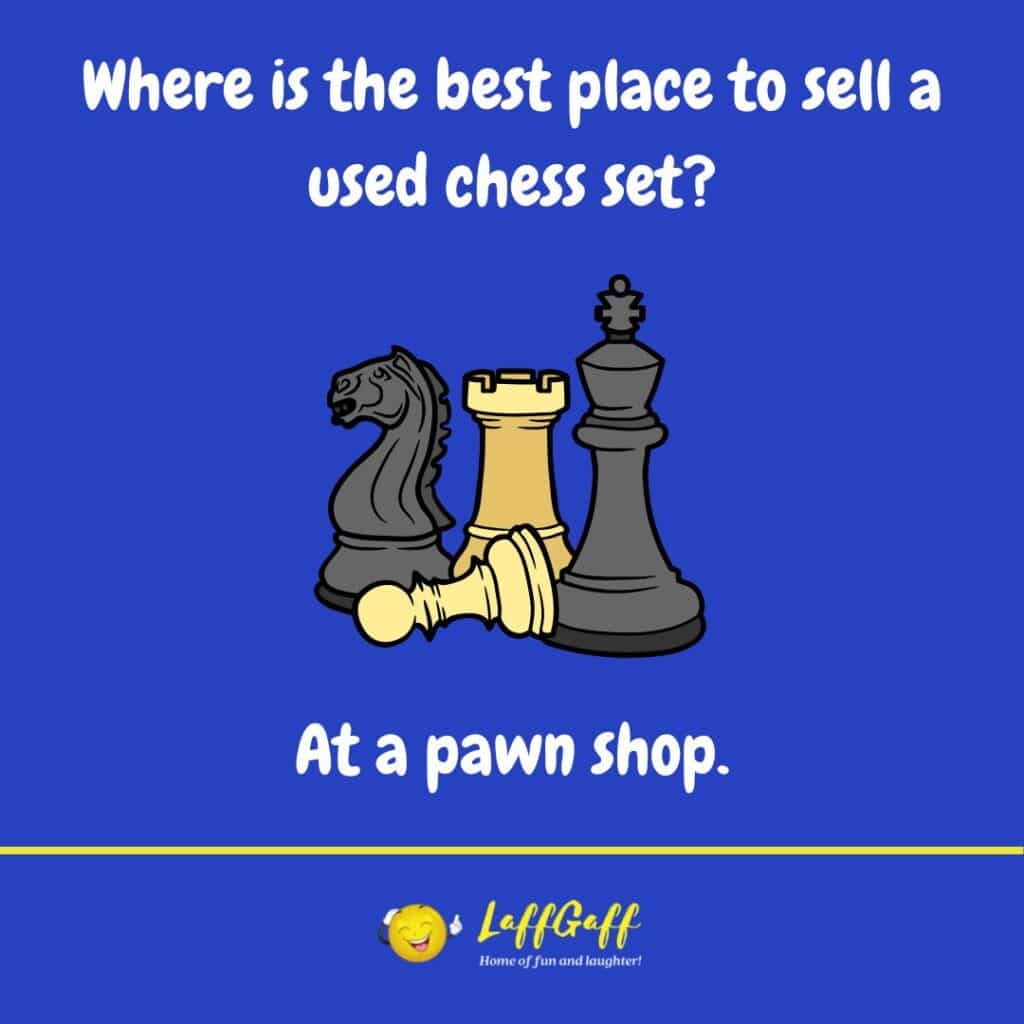 Funny Used Chess Set Joke! | LaffGaff