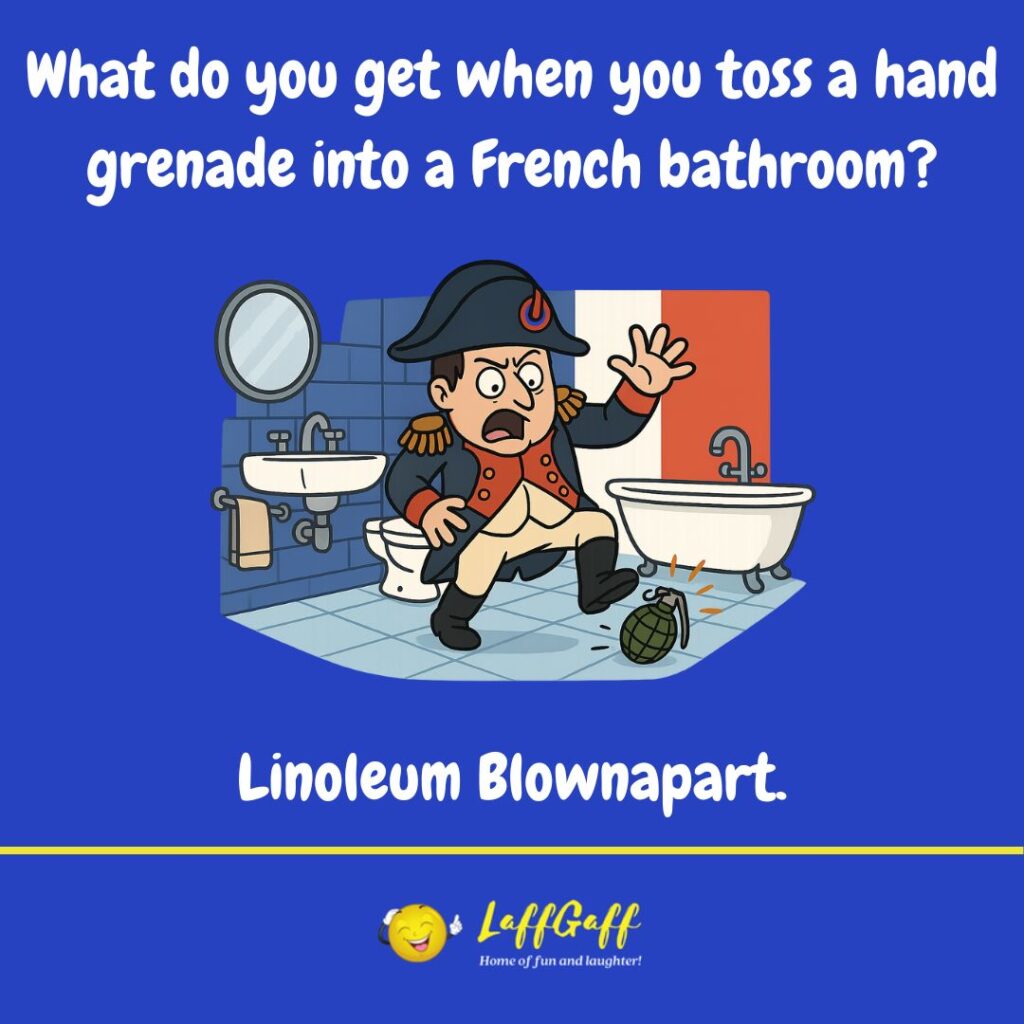 Funny Bathroom Grenade Joke! | LaffGaff