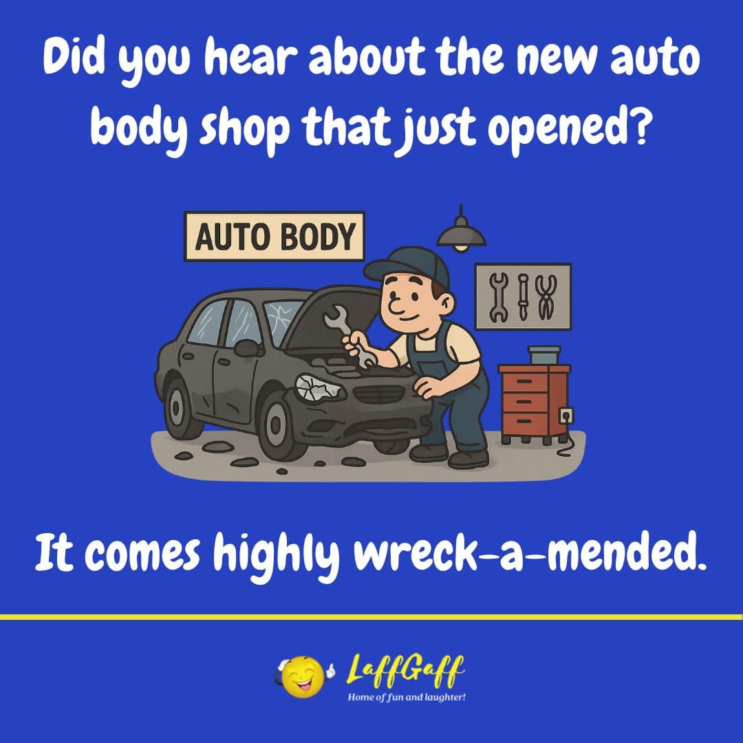 Funny Auto Body Shop Joke! | LaffGaff