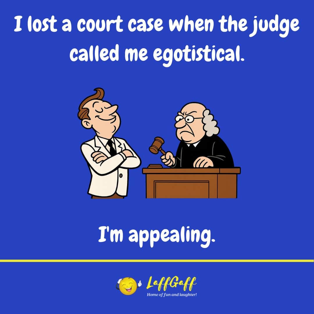 Funny Court Case Joke! | LaffGaff