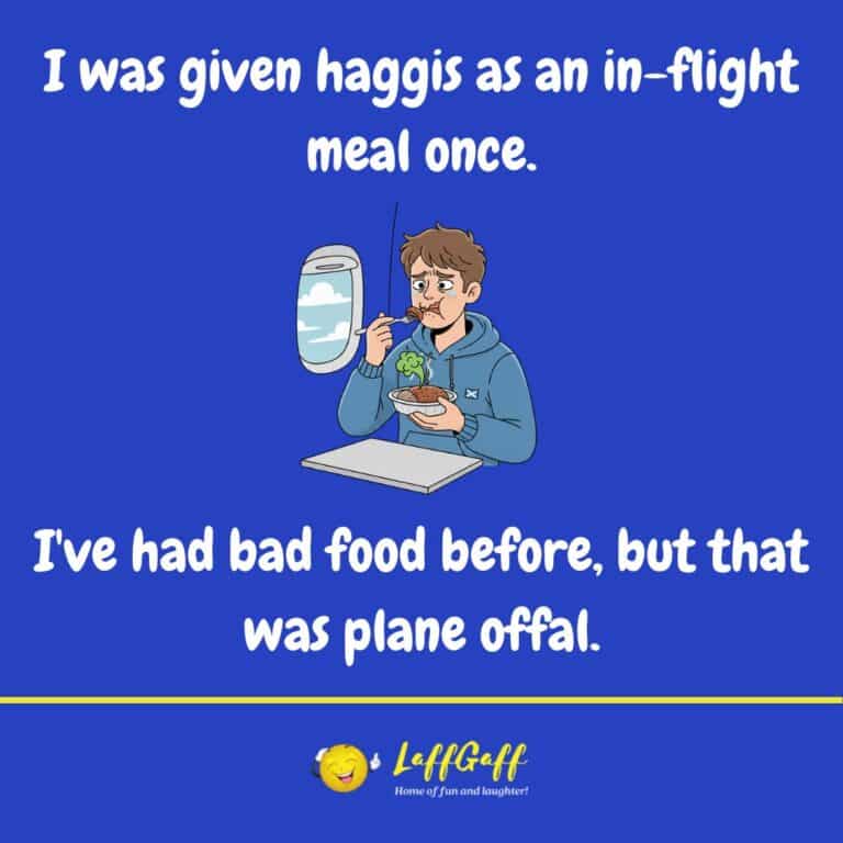 Funny In-Flight Meal Joke! | LaffGaff