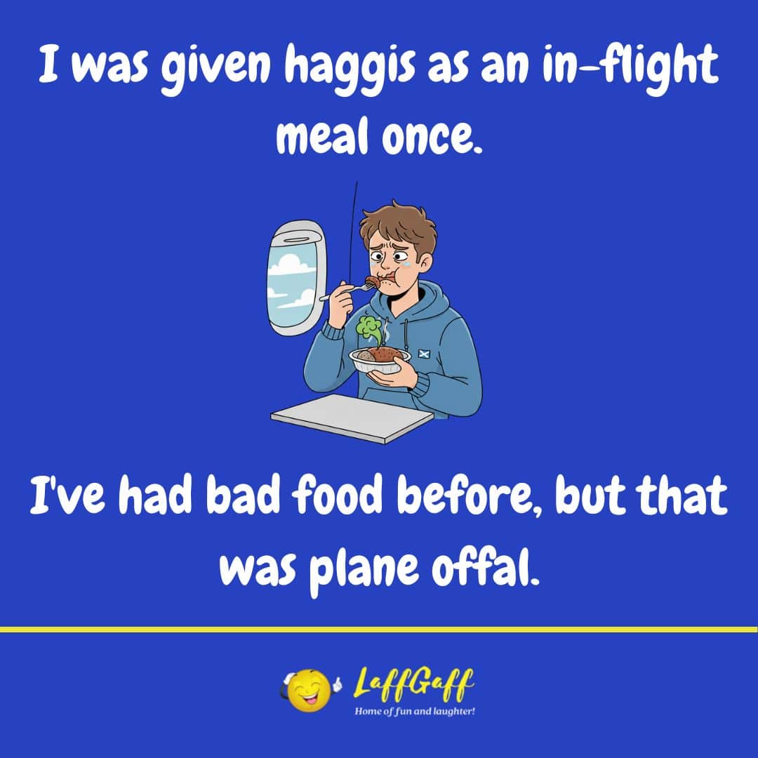 Funny In-Flight Meal Joke! | LaffGaff